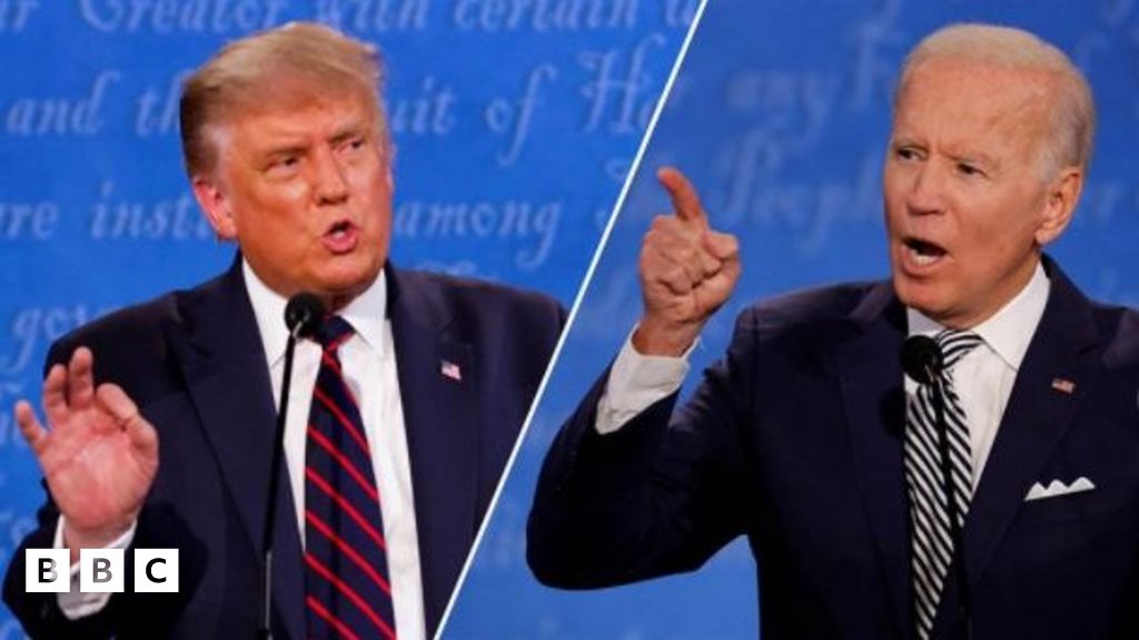 US election 2020: What happened during the Trump and Biden debate ...