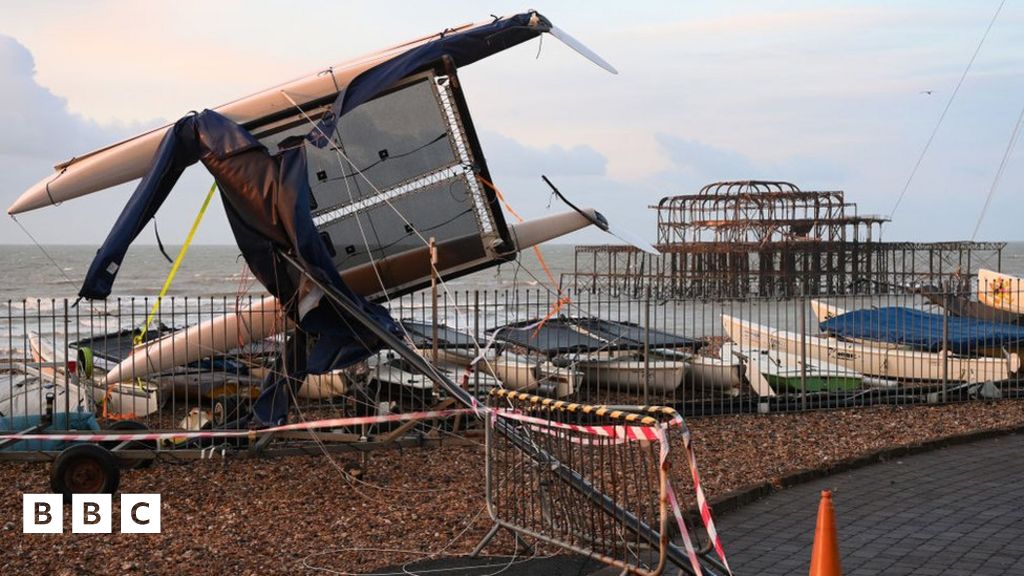 Storm Eunice: Clean-up operation begins after UK's worst storm in years ...