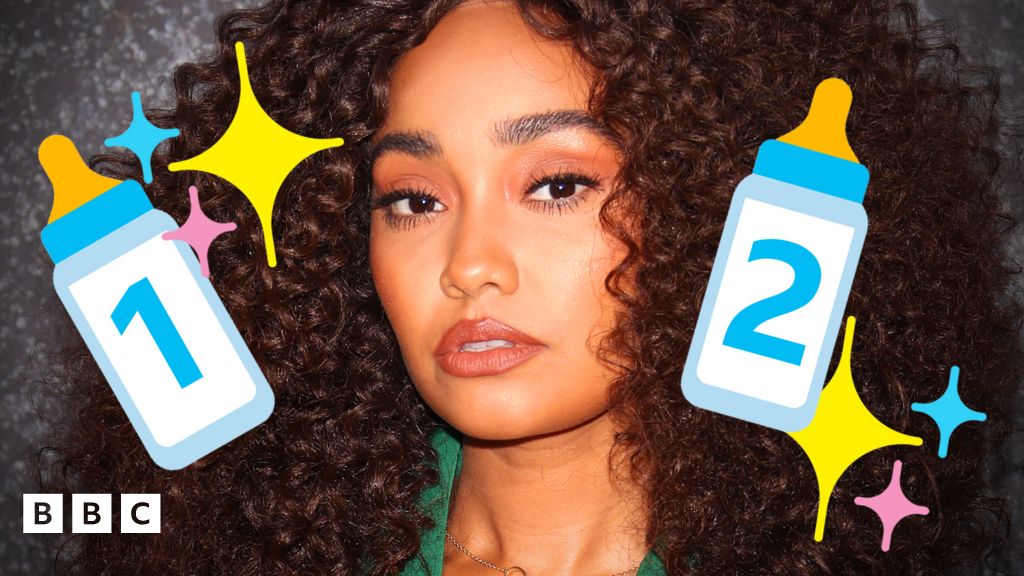 Little Mix's Leigh-Anne Pinnock gives birth to twins - BBC Newsround