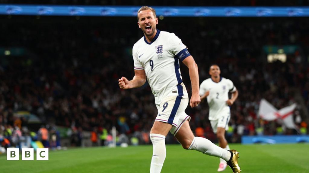 Harry Kane scored twice to win 100th England cap - BBC Newsround