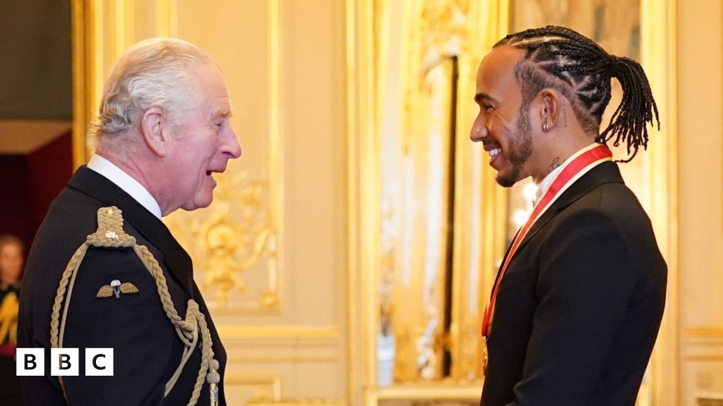Sir Lewis Hamilton: Formula 1 driver knighted at Windsor Castle - BBC ...