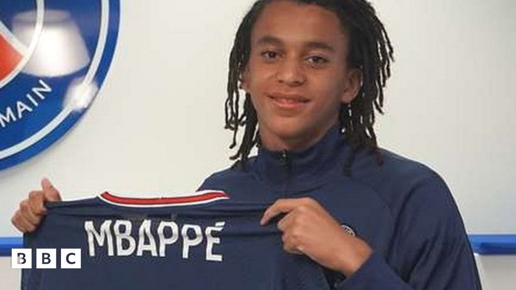 Kylian Mbappe's brother Ethan signs for Paris St. Germain - BBC Newsround