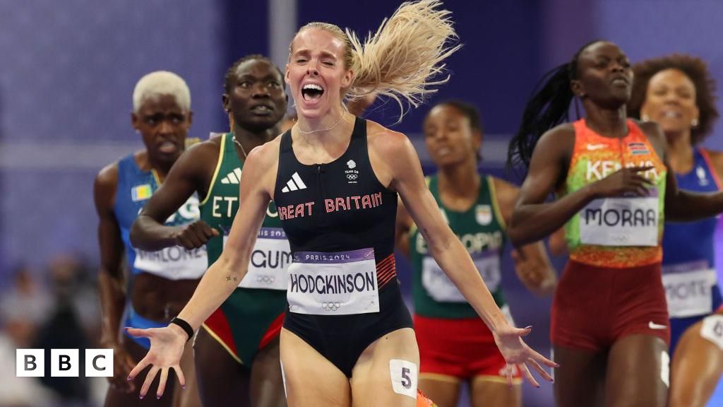 Team GB Keely Hodgkinson wins gold in 800m Olympic race - BBC Newsround