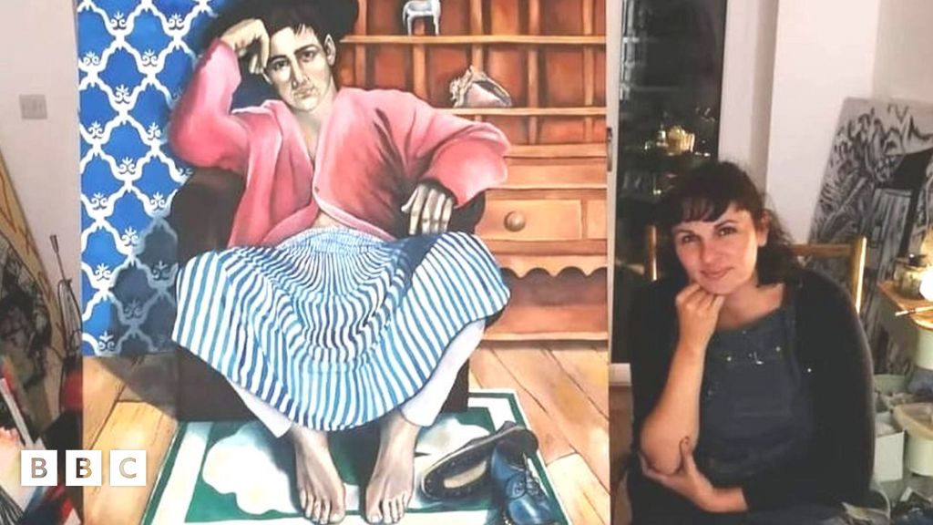 Neges Merched Beca am hawliau yn ysbrydoli’r artist Meinir Mathias ...