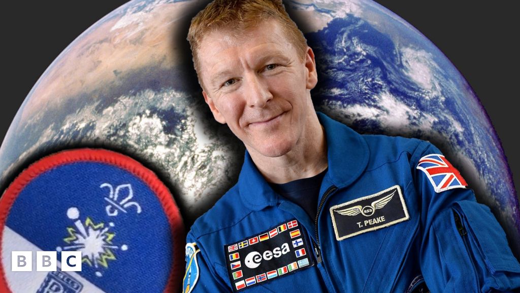 Tim Peake launches new science Scout badge - BBC Newsround