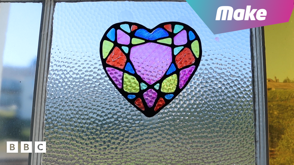Five steps to making a suncatcher - BBC Newsround