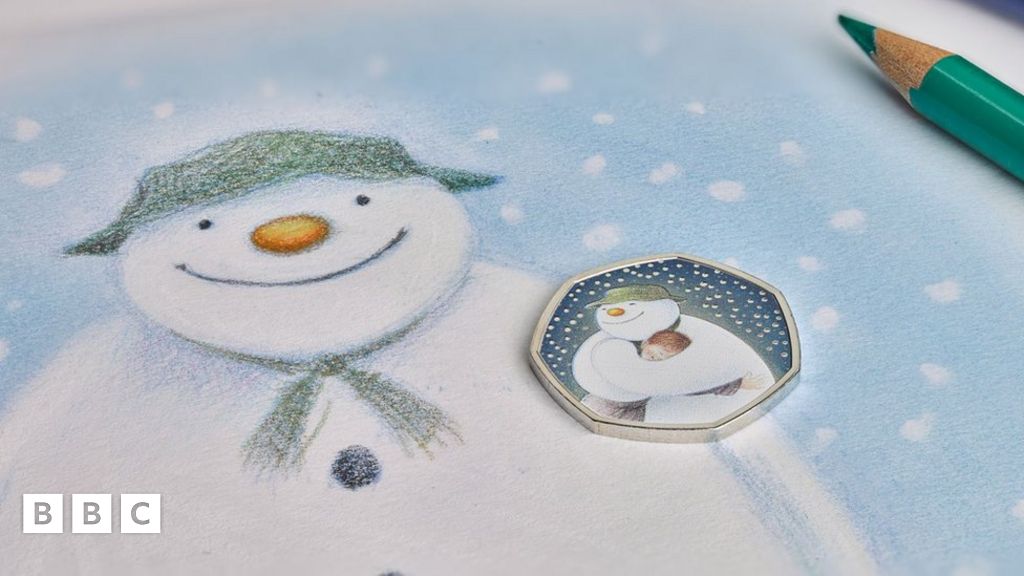 Royal Mint release The Snowman 50p coin for Christmas - BBC Newsround