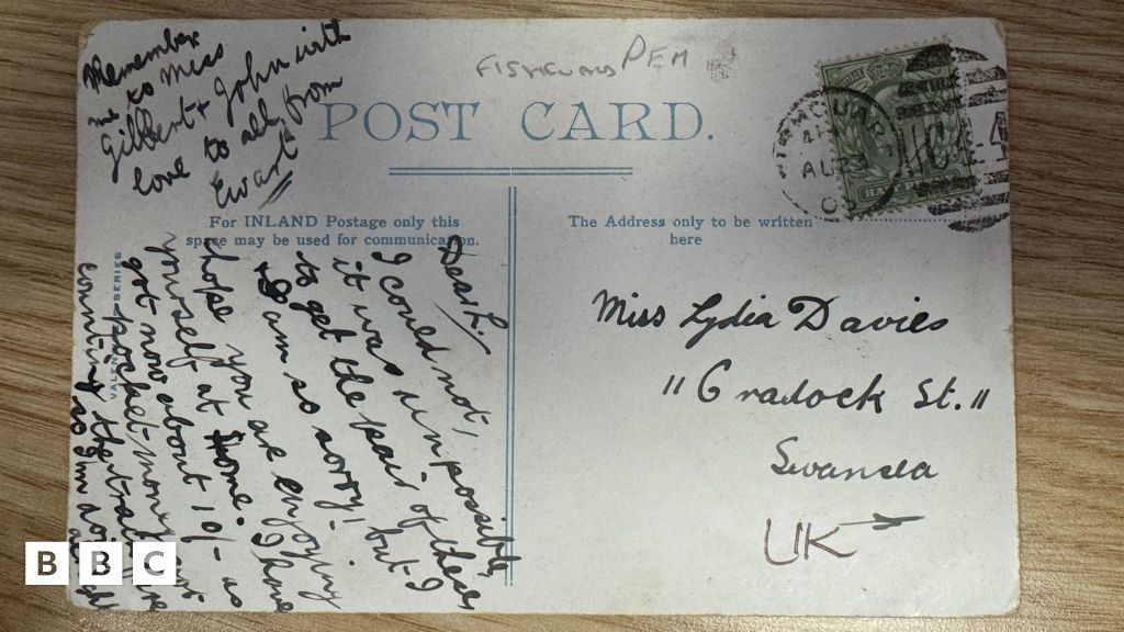 Mysterious postcard arrives more than 120 years late - BBC Newsround