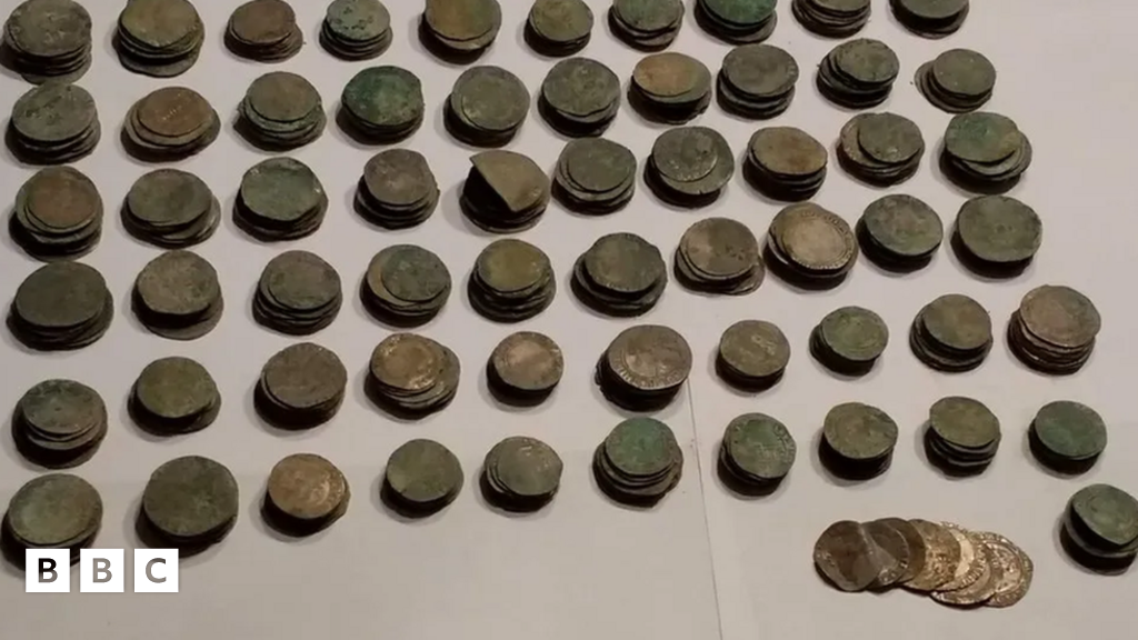 Buried treasure: Historical coin hoard found buried under a cottage ...