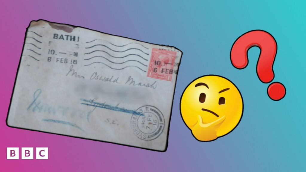 Mystery of letter which arrived more than 100 years late - BBC Newsround