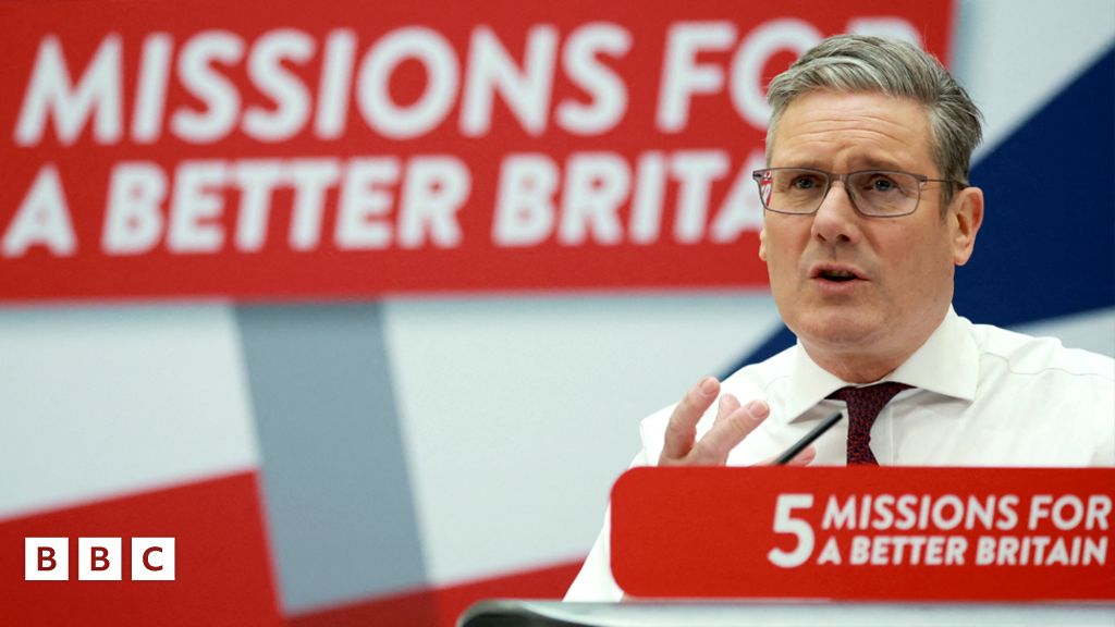 Keir Starmer reveals Labour's five missions for the UK - BBC Newsround