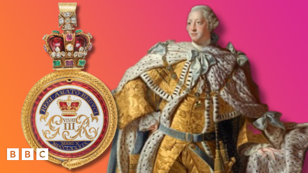 200-year-old medallion celebrating King George III up for auction - BBC ...
