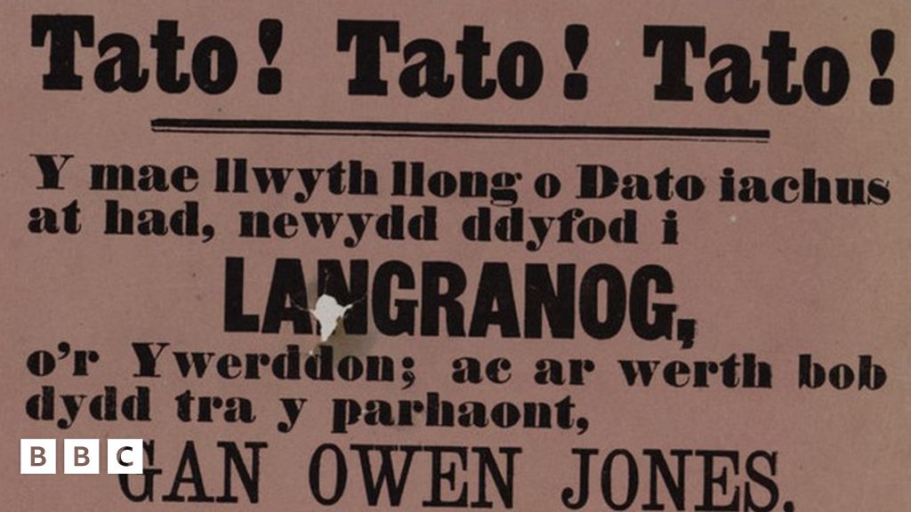 Posteri Cymraeg y 19eg ganrif - BBC Cymru Fyw