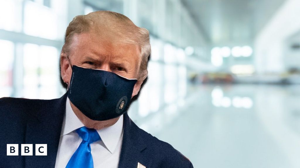 Coronavirus: President Trump has worn a mask in public for the very ...