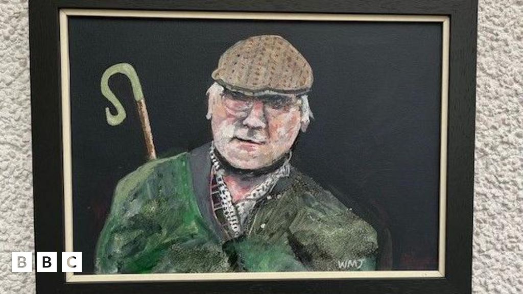 Dai Jones Llanilar - portread i godi arian i'r Sioe Fawr - BBC Cymru Fyw