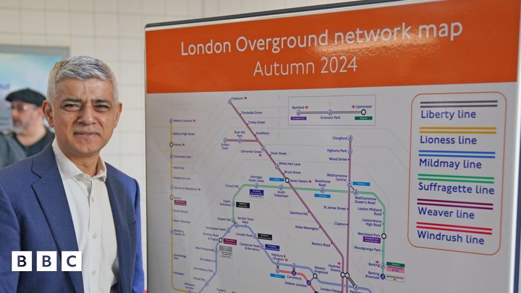 London Overground new look and names explained - BBC Newsround