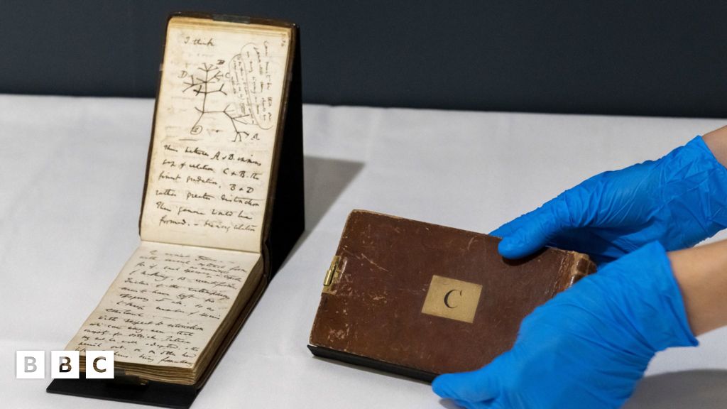 Charles Darwin: 'Lost' notebooks to go on display after 20 years! - BBC ...