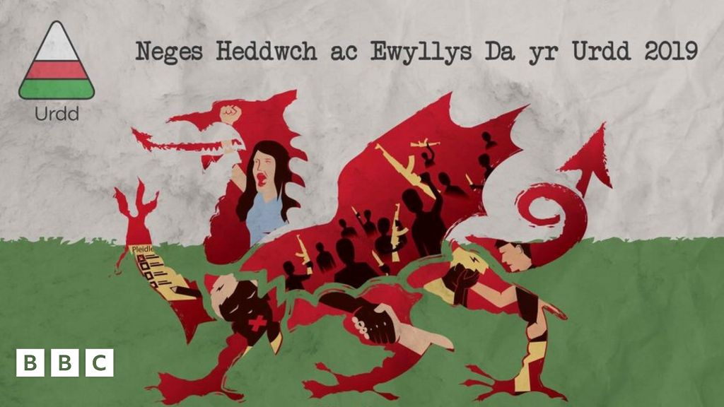 Llundain yn llwyfannu Neges Ewyllys Da yr Urdd 2019 - BBC Cymru Fyw