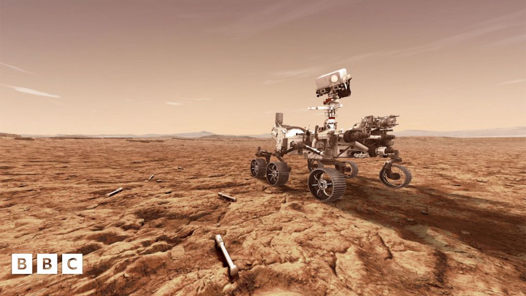 Perseverance rover snaps amazing solar eclipse on Mars - BBC Newsround
