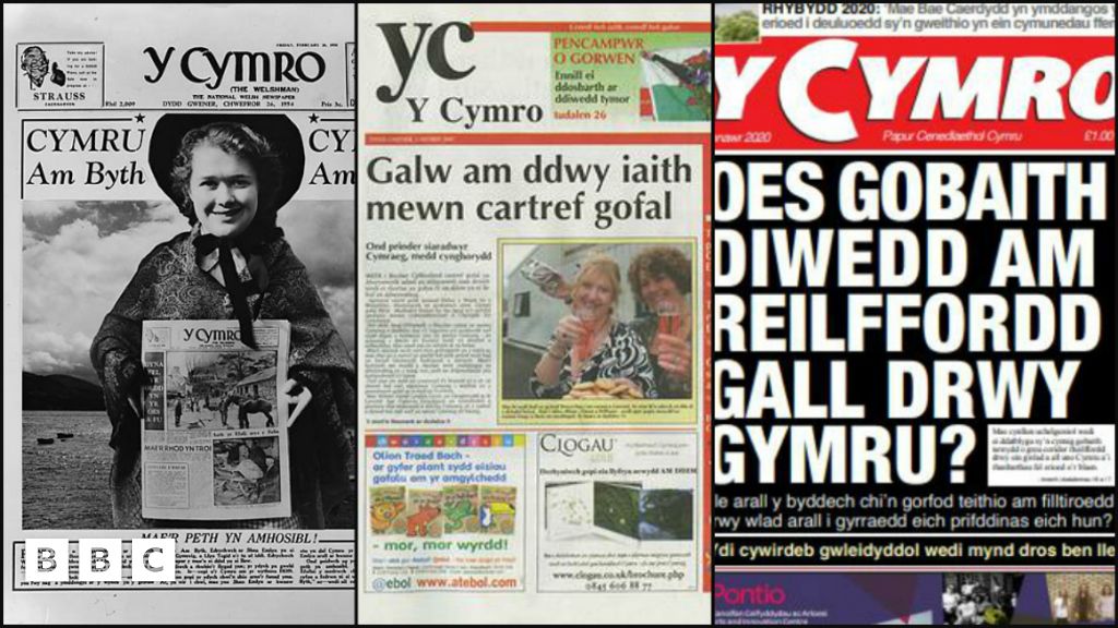 Y sialens o achub Y Cymro - BBC Cymru Fyw