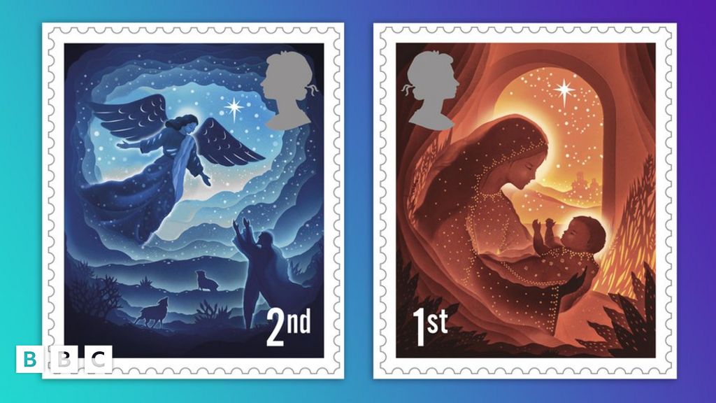 Christmas stamps: Royal Mail unveils 2019 design - BBC Newsround