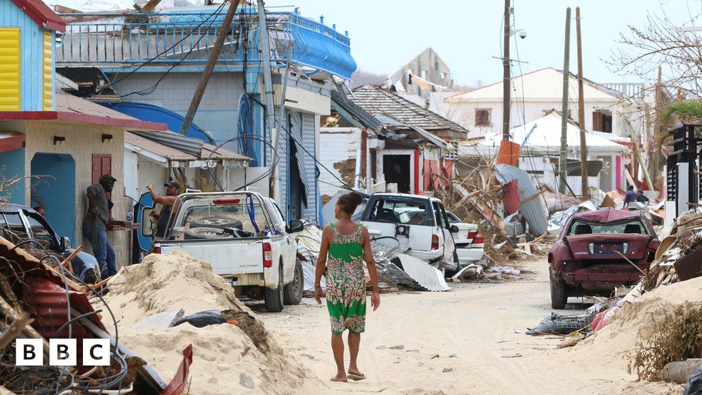 Pictures: Aftermath of Hurricane Irma - BBC Newsround