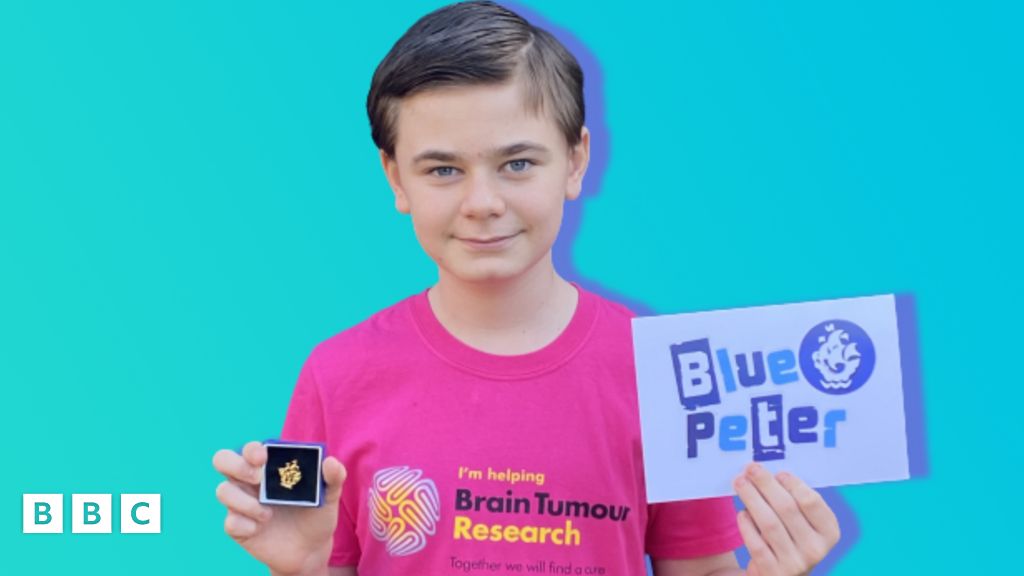 Thirteen-year-old William awarded a Gold Blue Peter Badge for his ...