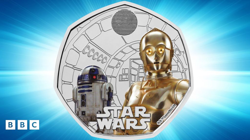 Star Wars coins revealed by Royal Mint - BBC Newsround