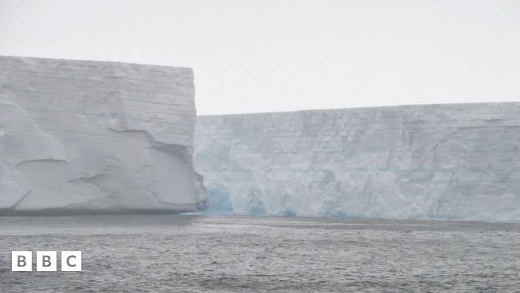 Scientists Are Following Two Huge Icebergs On An Epic Journey Bbc