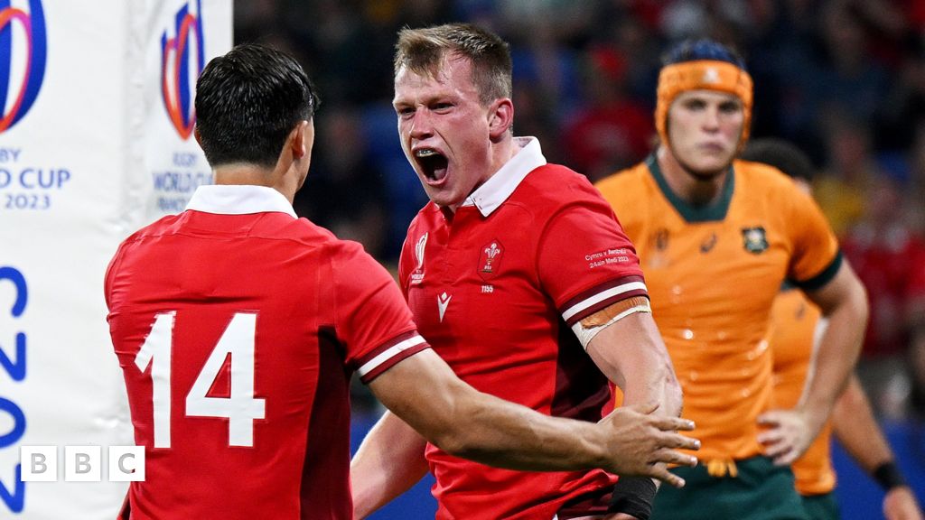 Rugby World Cup 2023: Wales through to quarter-finals - BBC Newsround