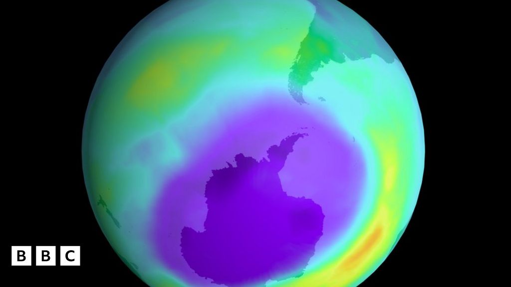 Ozone layer hole over the Antarctic 'larger than usual' this year - BBC ...