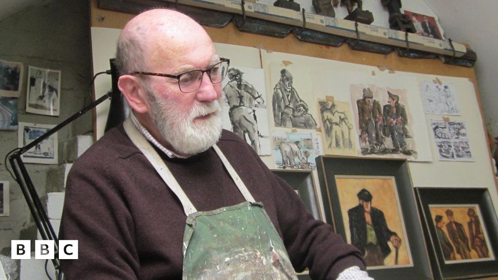 Oriel: Yr arlunydd Mike Jones - BBC Cymru Fyw