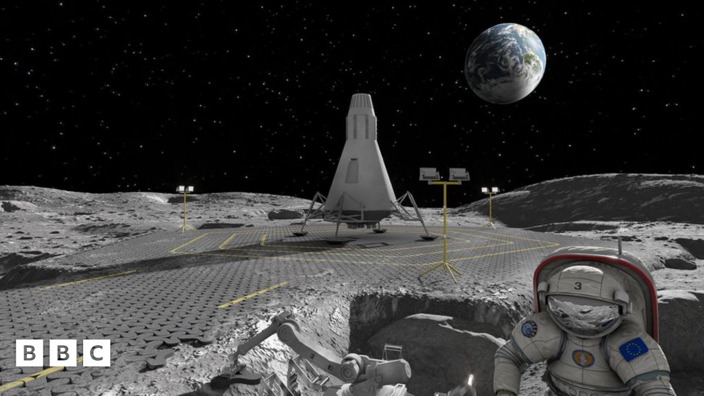 Moon dust turned into roads using giant laser beam - BBC Newsround