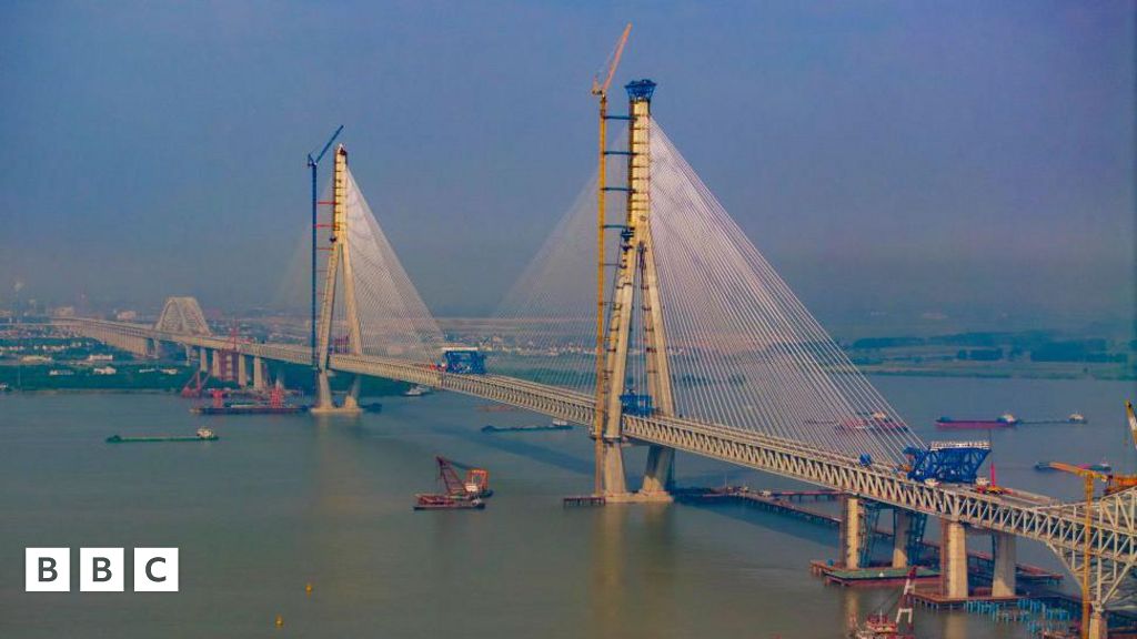 World's longest cable-stayed bridge is fully connected - BBC Newsround