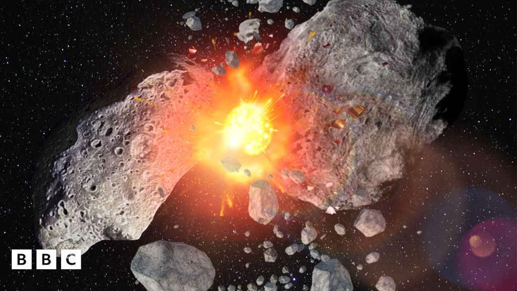 Massive asteroid collision detected thanks to James Webb Telescope - BBC Newsround