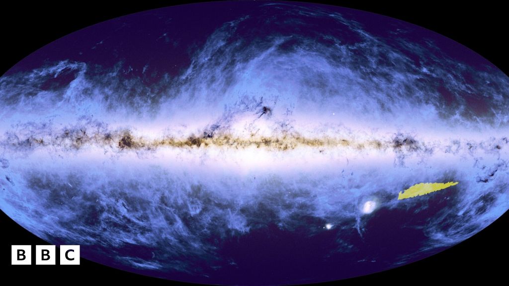 ESA: First piece of giant map of the universe revealed - BBC Newsround