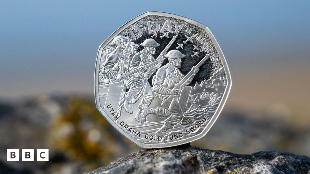 D-Day 80th anniversary coin revealed - BBC Newsround