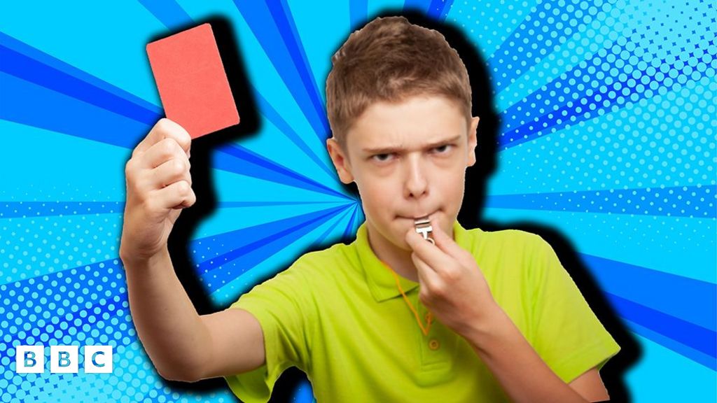 What do the different coloured cards mean in football? - BBC Newsround