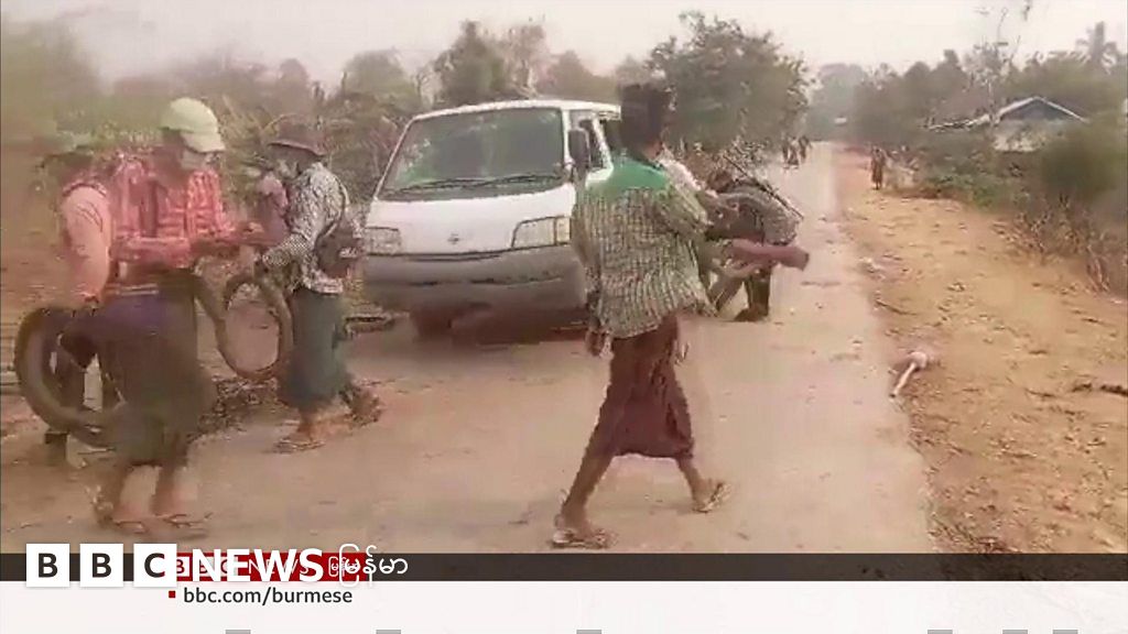 လေကြောင်း ထပ်မံ တိုက်ခိုက်လာမှာ စိုးရိမ်လို့ ပဇီကြီးရွာခံတွေ စစ်ဘေးရ