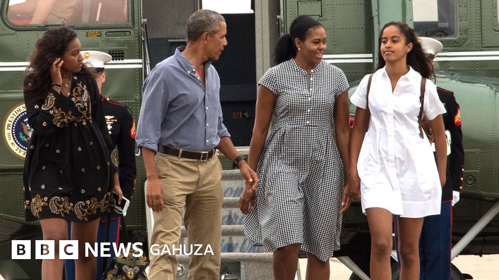 Michelle Obama yashize ahabona uko yatwaye inda z'abana biwe babiri ...
