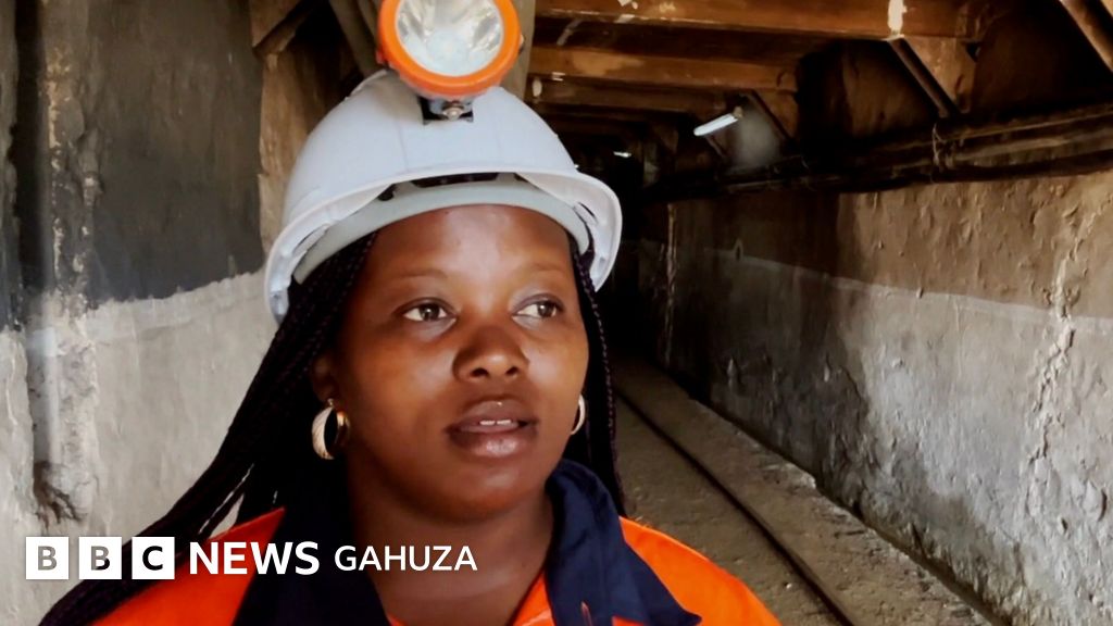 Rwanda: Uko abagore bakora mu birombe by'amabuye y'agaciro barimo kwiyongera - BBC News Gahuza