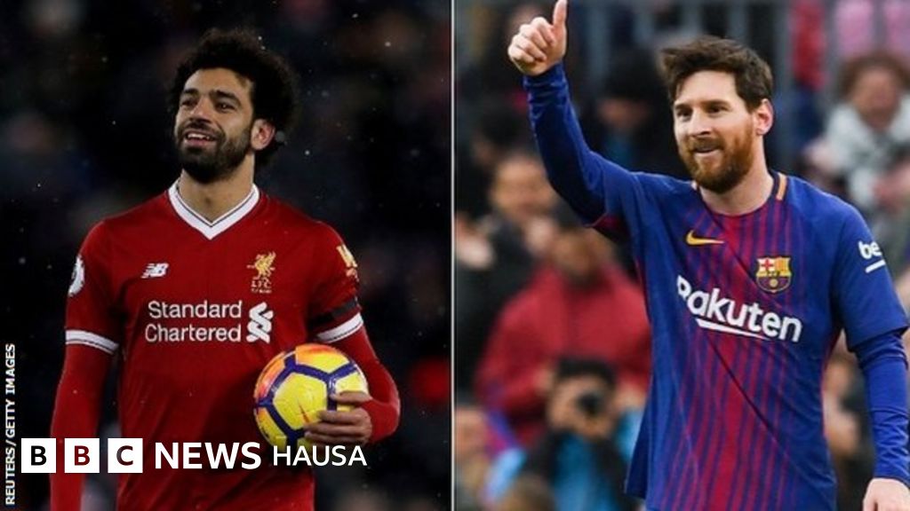 Mohamed Salah 'na iya maye gurbin Messi '- Jurgen Klopp - BBC News Hausa