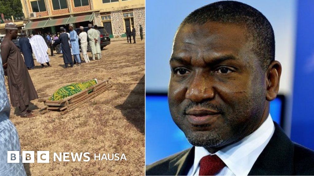 Sani Dangote: Jana'izar kanen Aliko Dangote da aka yi a Kano - BBC News ...