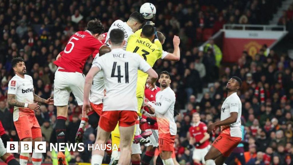 United ta kai quarter finals a FA Cup, bayan cin West Ham - BBC News Hausa