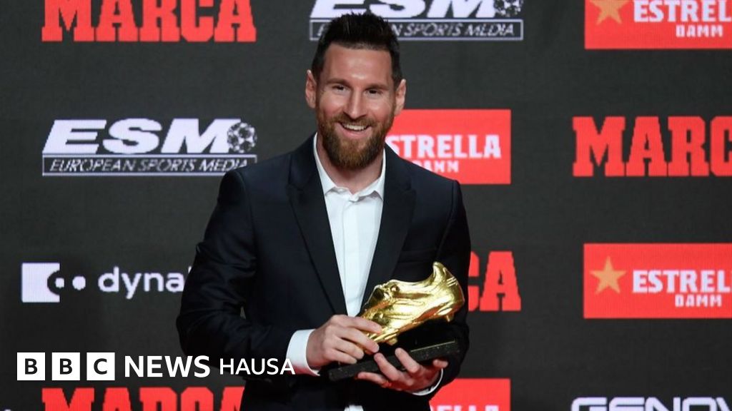 Lionel Messi ya lashe takalmin zinare a La Liga ta bana - BBC News Hausa
