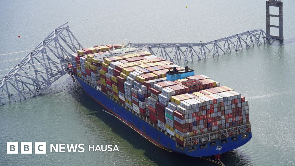 Ko hatsarin jirgin ruwa a Baltimore zai shafi jigilar kaya a duniya ...