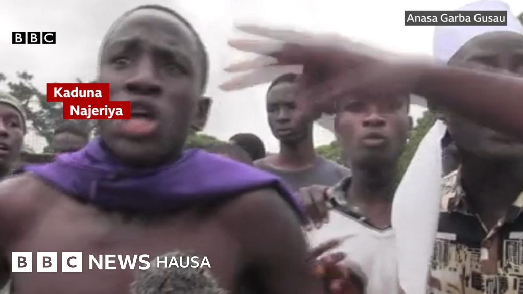 Yadda zanga-zangar matsin rayuwa ta rincaɓe a Kaduna - BBC News Hausa
