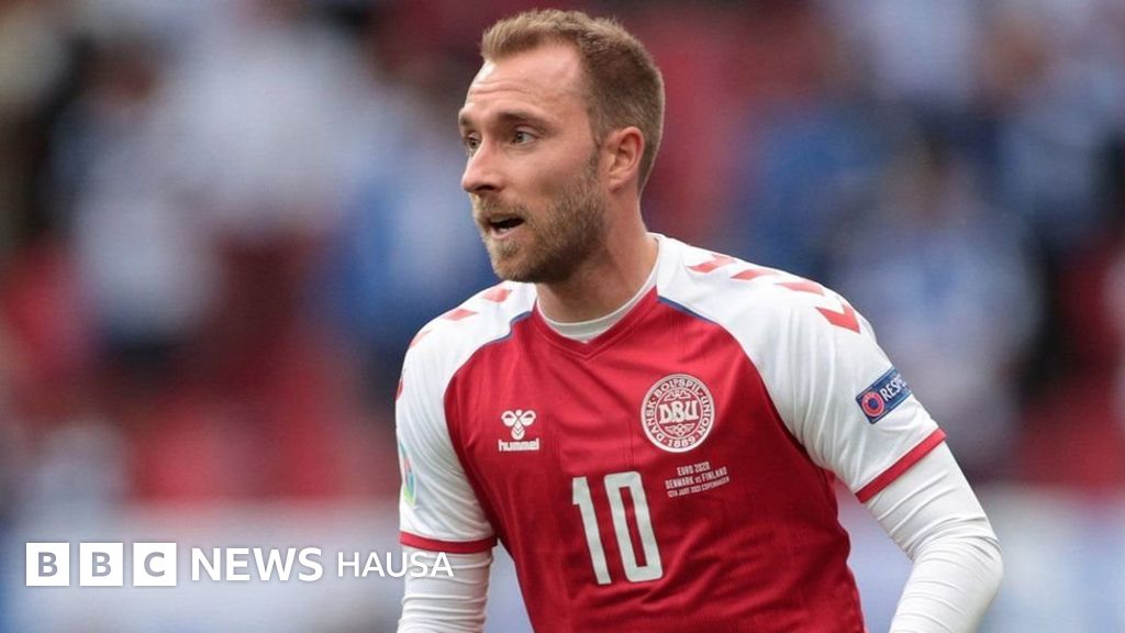 Eriksen ya dawo kwallo bayan jinyar bugun zuciya - BBC News Hausa