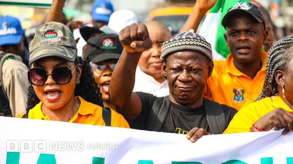 NLC na shan suka saboda ɗage zanga-zangar tsadar rayuwa - BBC News Hausa