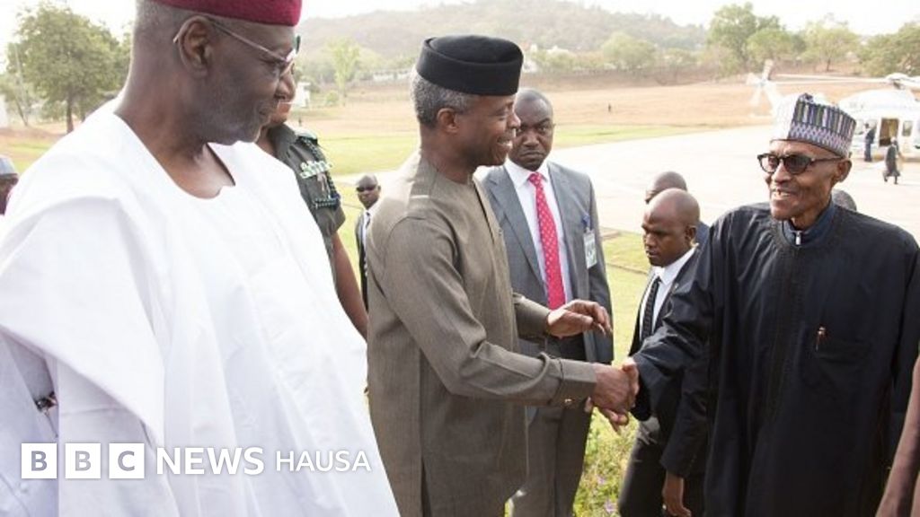 Dole Buhari da Osinbajo su bayyana sunayen 'barayi' - BBC News Hausa